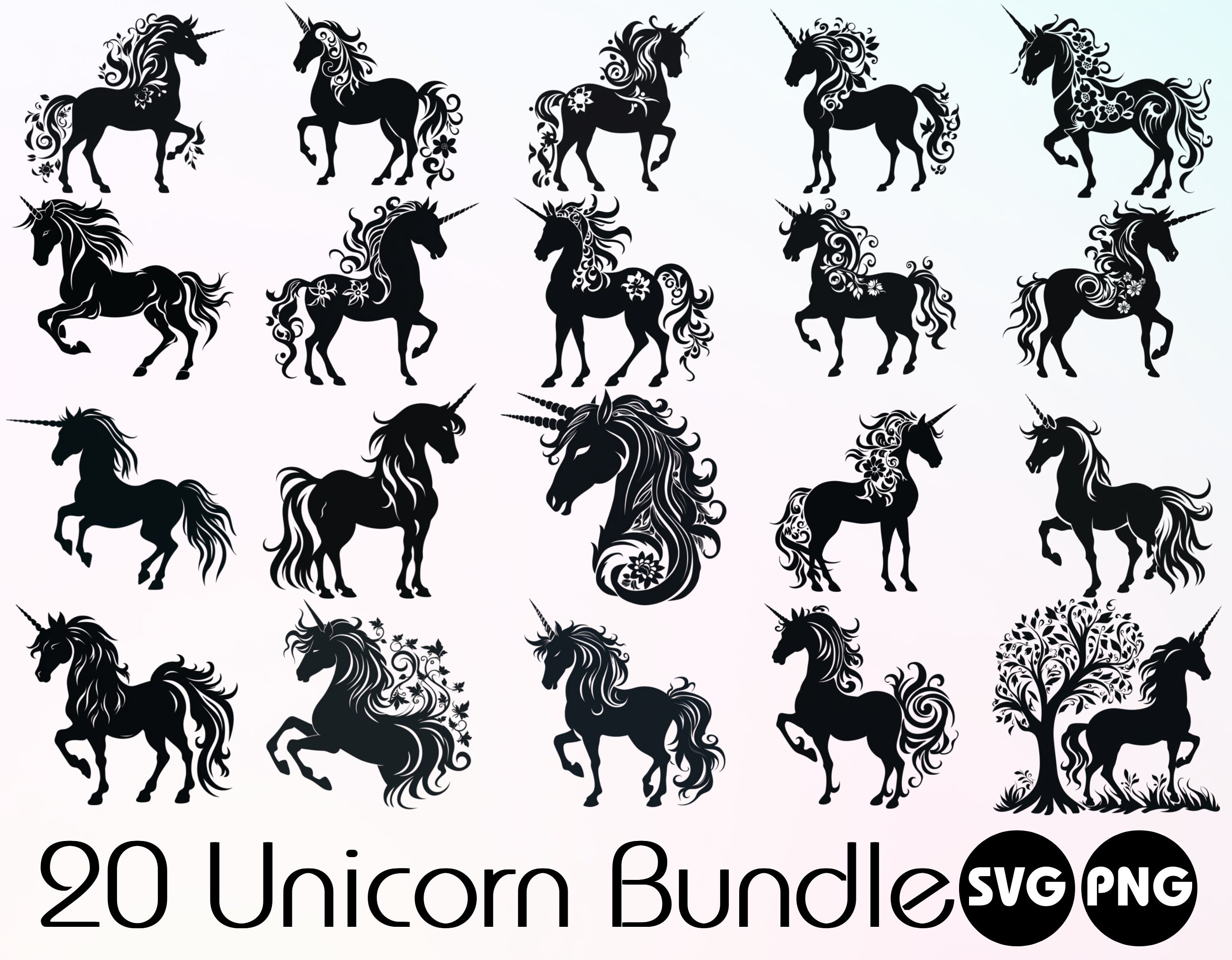 Unicorn Svg Unicorn Cricut Unicorn Pngsvg for - Etsy