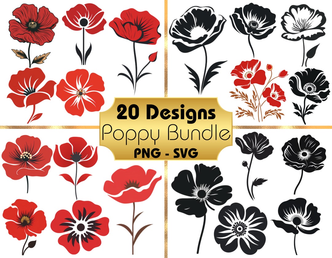 Poppy Svg Poppies Svg Poppy Svg File Poppy Art Poppy - Etsy Australia