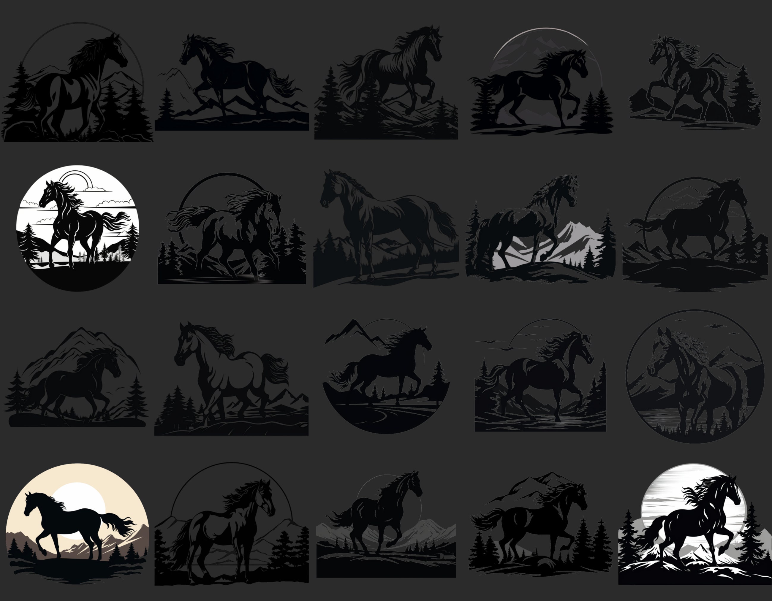 Horse Svg, Horse Svg File, Horse Silhouette, Silhouette Svg, Horse Head ...