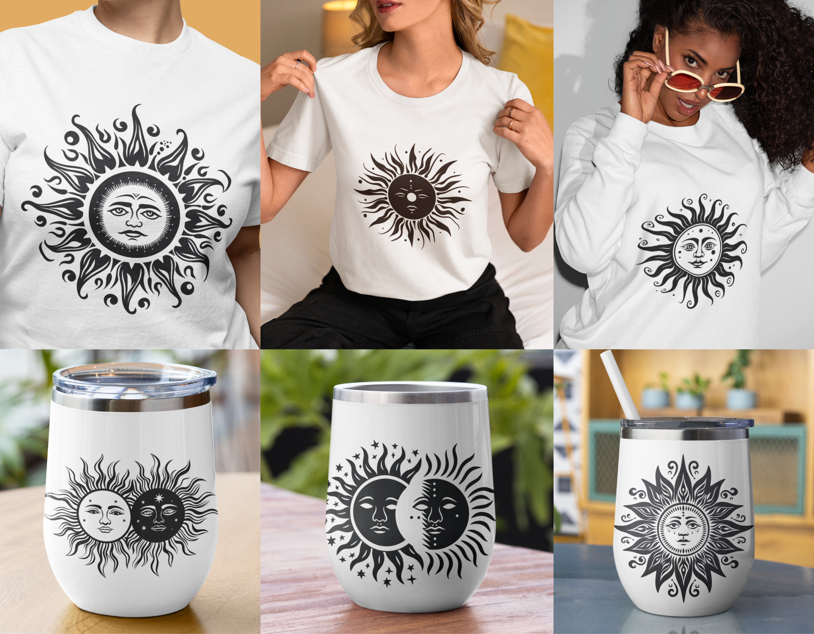Celestial Sun SVG, Celestial Svg, Sun Svg, Sun Vector, Sun Svg Files ...