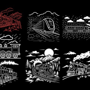 Train SVG, Train Svg Files, Train Laser File, Train Clipart, Steam ...
