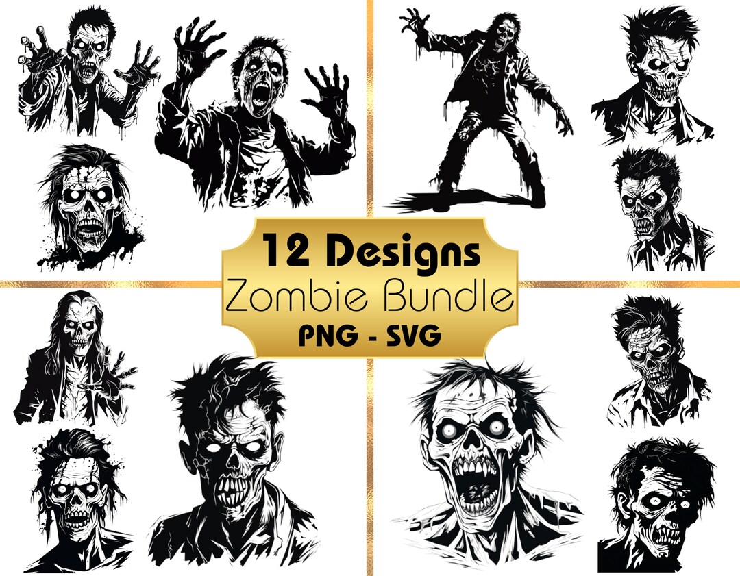 Zombie Svg, Halloween Zombie Svg, Halloween Svg Bundle, Halloween Svg ...