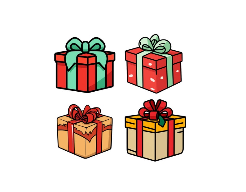 Presente SVG, Presenta paquete SVG, Presente imágenes prediseñadas ...