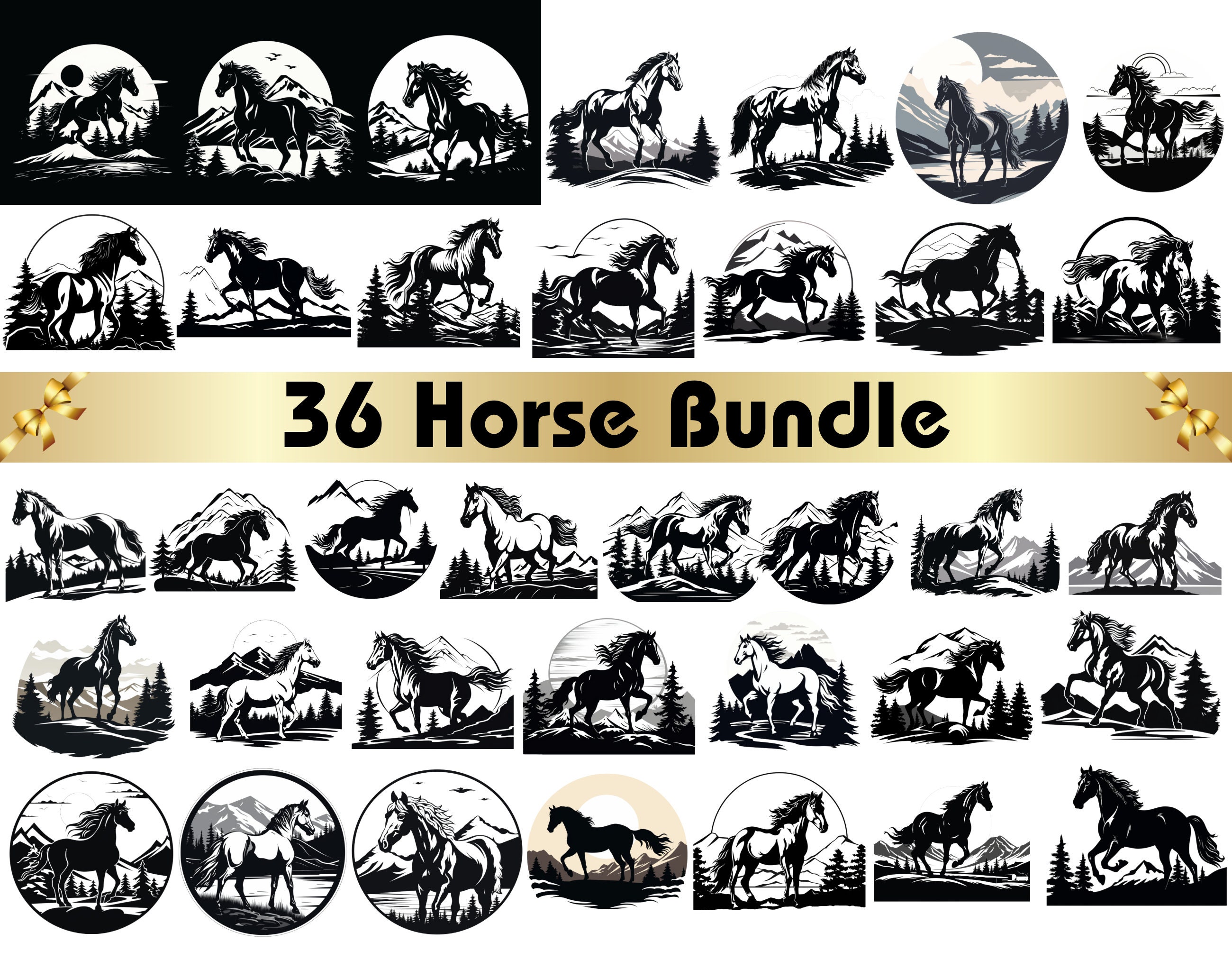 Horse Svg, Horse Svg File, Horse Silhouette, Silhouette Svg, Horse Head ...