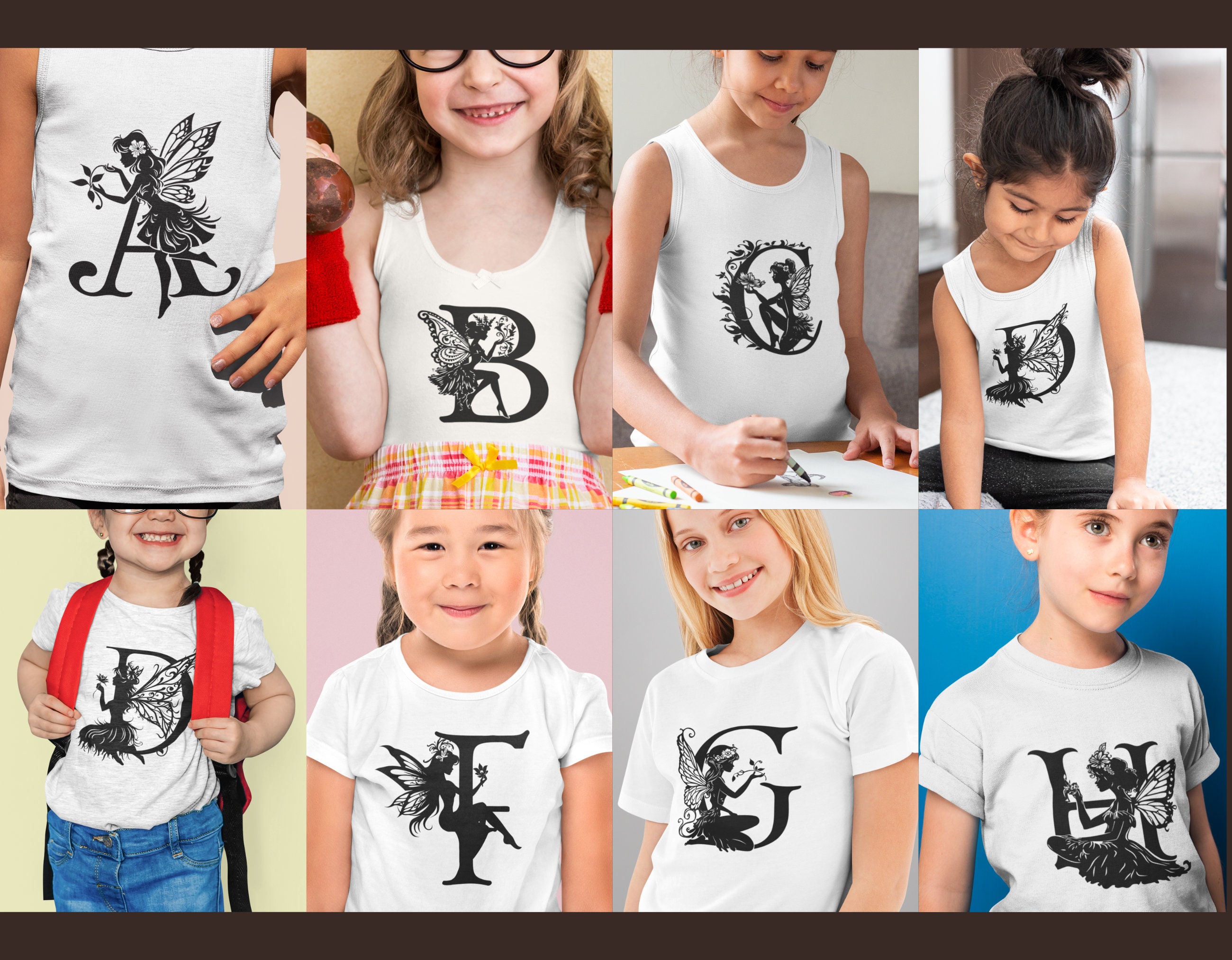 Fairy Letters, Letters SVG, Letters Svg Files, Letters Cut File ...