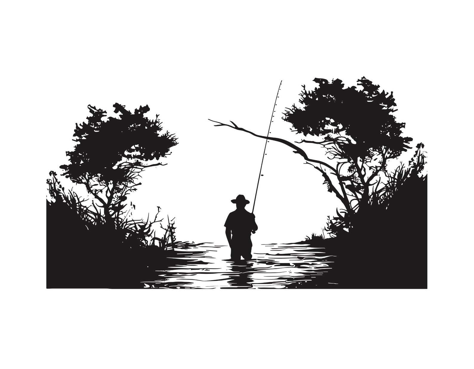 Fisherman Svg, Fishing Svg, Fishing Clipart, Fishing Clipart Png ...