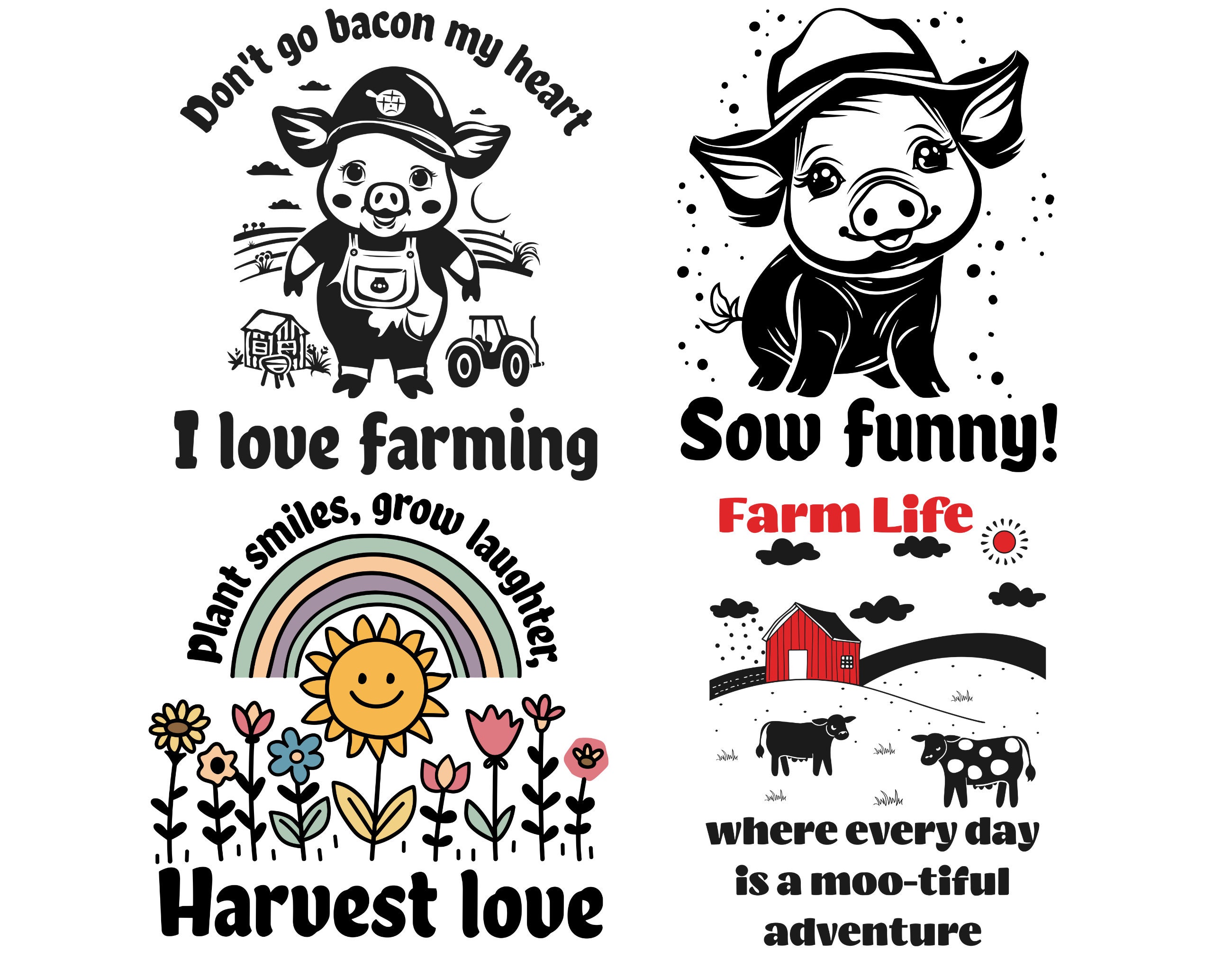 Funny Farm Quotes SVG, Farm Life SVG, Farmer Svg, Farm Quote, Farm Svg ...