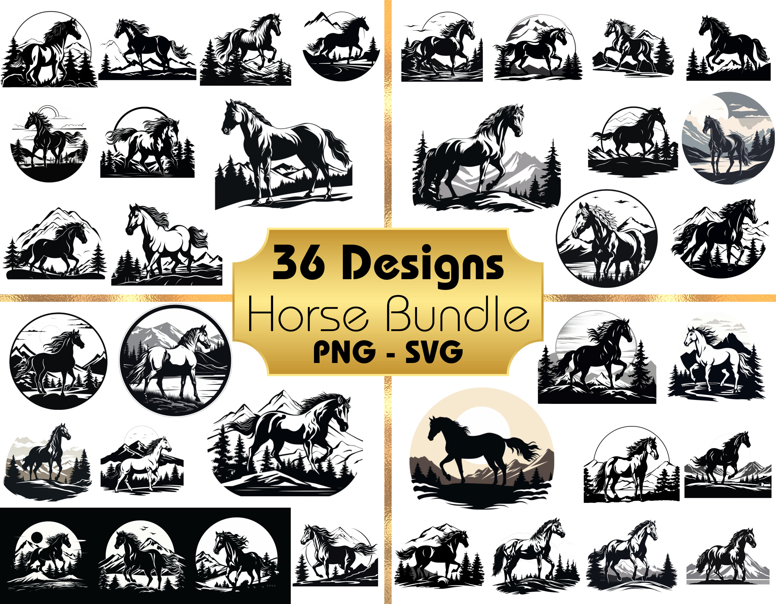 Horse Svg Horse Svg File Horse Silhouette Silhouette Svg - Etsy