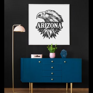 Arizona Eagle SVG, Eagle SVG, Eagle Silhouette Svg,eagle Silhouette,svg ...
