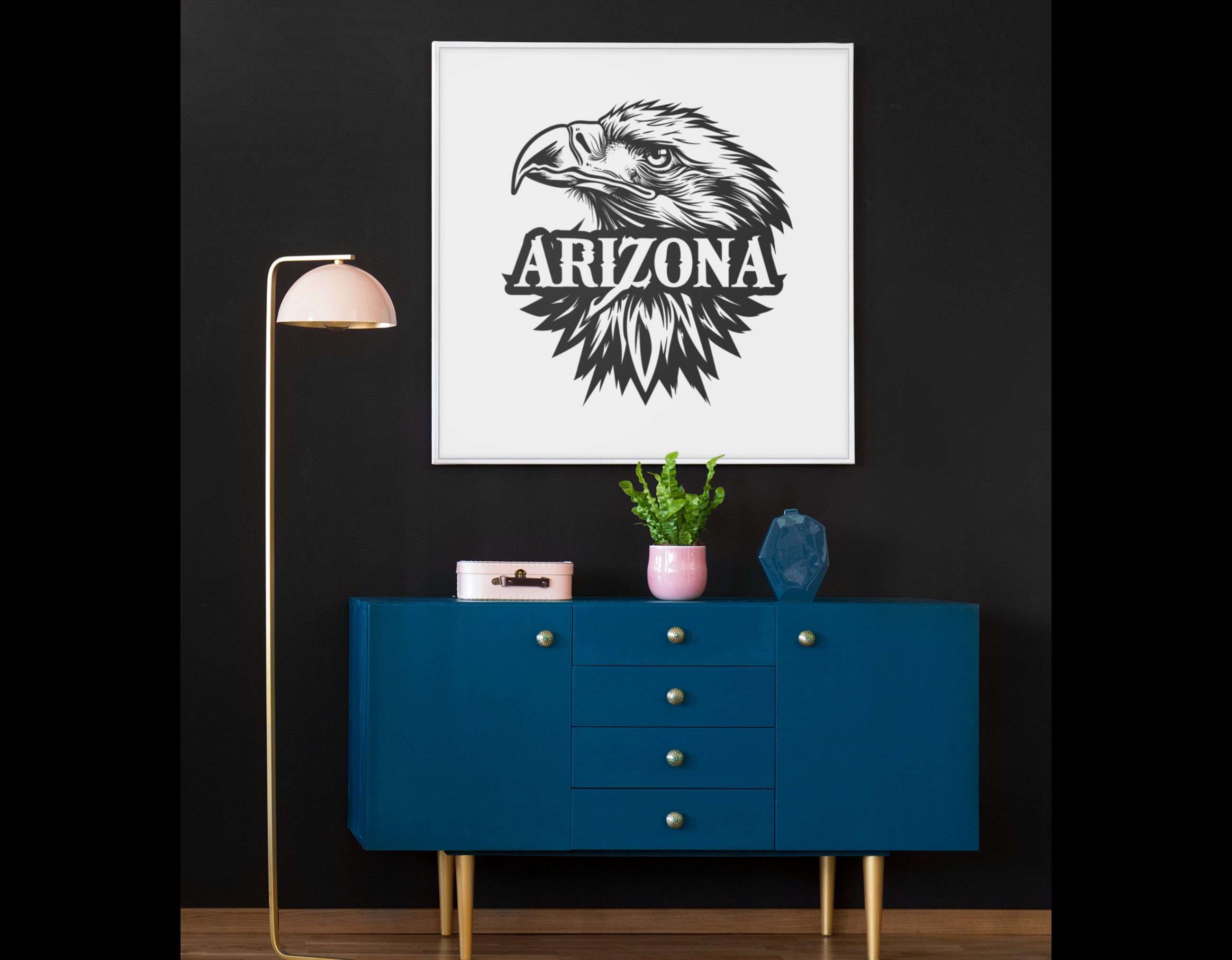 Arizona Eagle SVG, Eagle SVG, Eagle Silhouette Svg,eagle Silhouette,svg ...