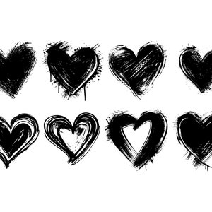 Hand Drawn Heart SVG, Heart SVG, Heart With Scenery, Heart Cut File ...