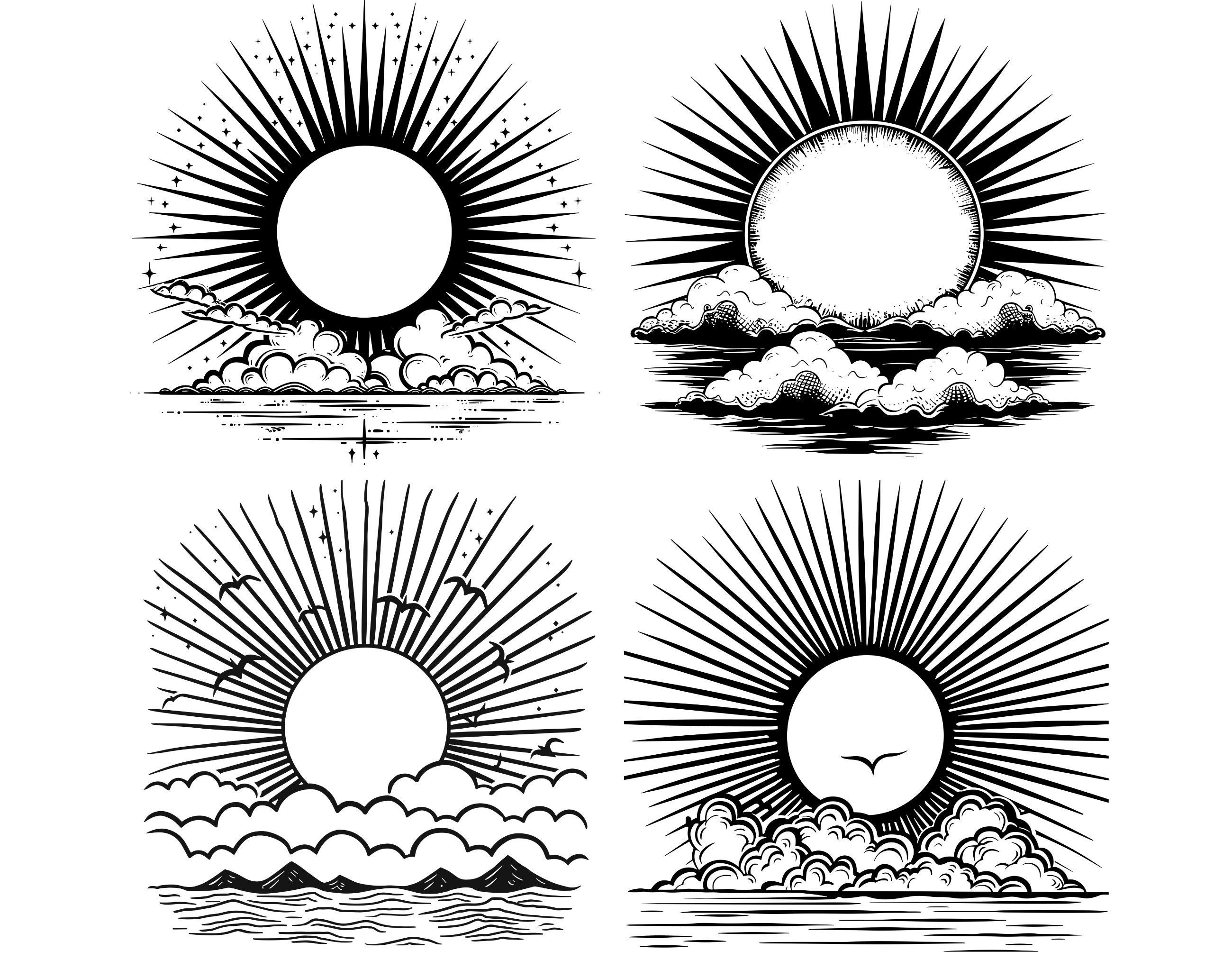 Sunshine SVG, Sun Svg, Sun Vector, Boho Sun Svg, Sunshine Cut File, Sun ...