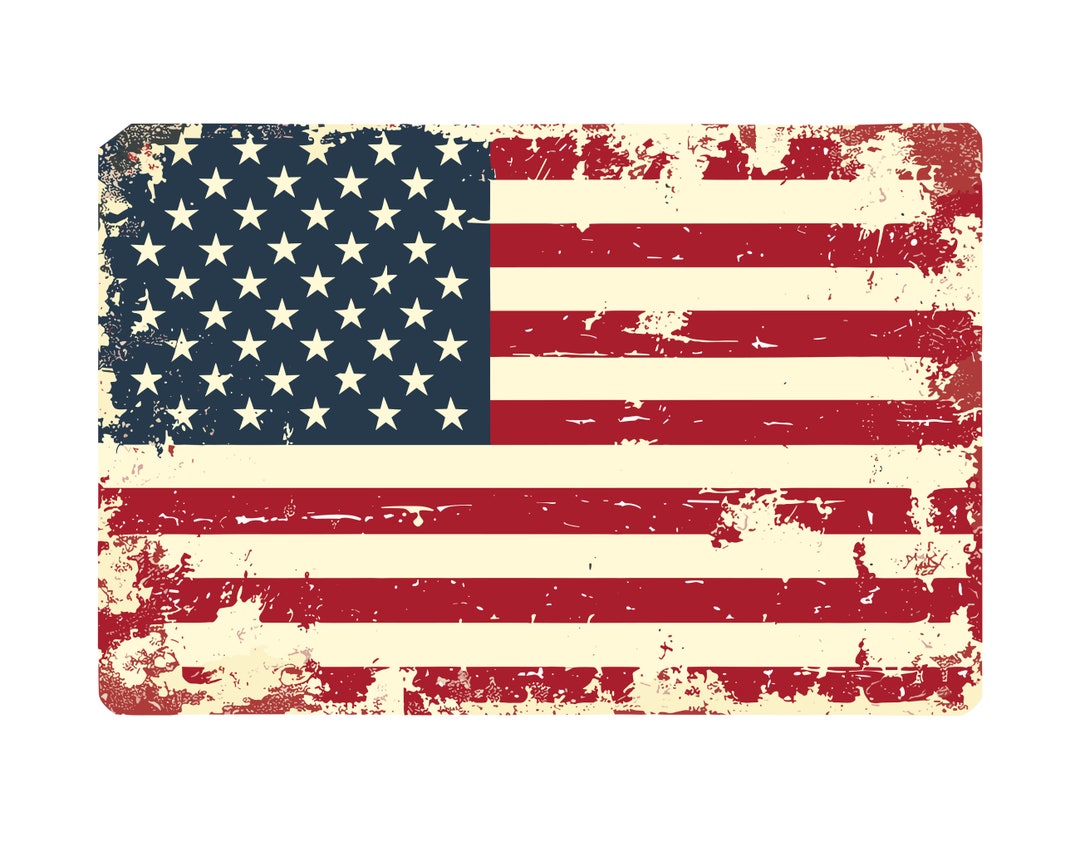 USA Vintage Flag SVG, American Flag Svg, Us Flag Svg, Patriotic Flag ...