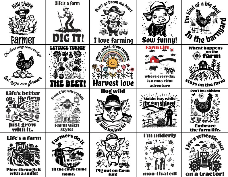 Funny Farm Quotes SVG, Farm Life SVG, Farmer Svg, Farm Quote, Farm Svg ...