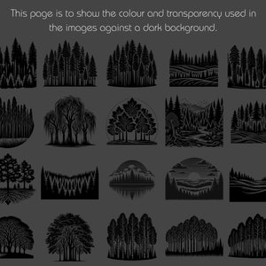 Forest SVG, Forest Scene Svg, Forest Silhouette, Landscape Svg ...