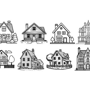 House SVG, House Svg Bundle, House Svg Cricut, House Svg Cutting File ...