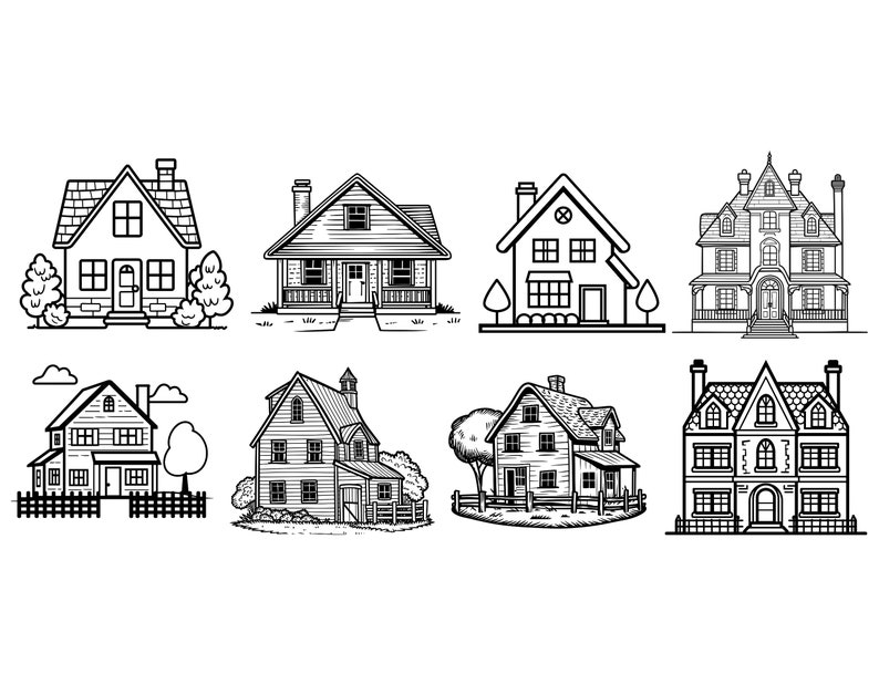 House SVG, House Svg Bundle, House Svg Cricut, House Svg Cutting File ...