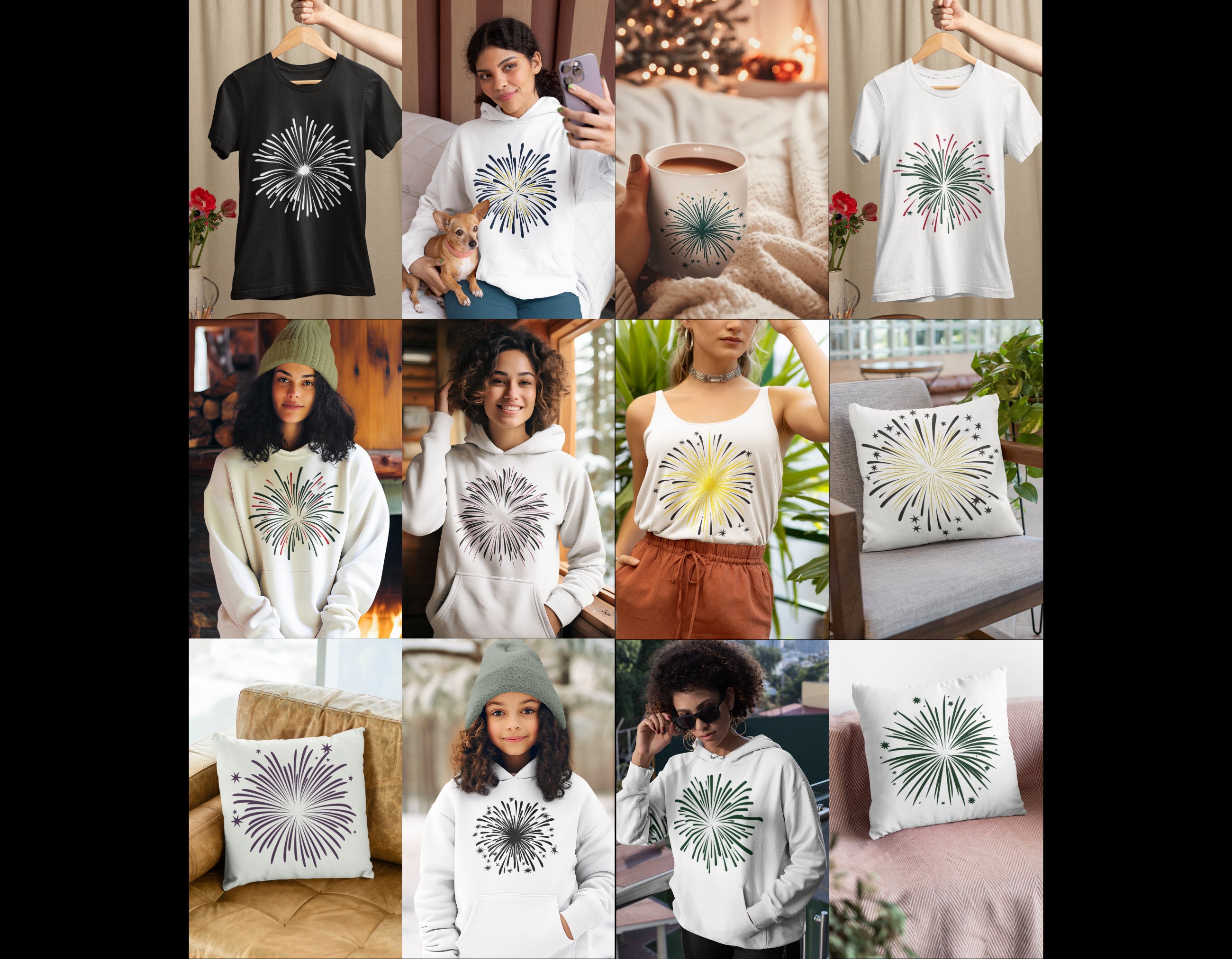 Firework SVG, Firework Svg Bundle, Firework PNG, SVG Files for Cricut ...