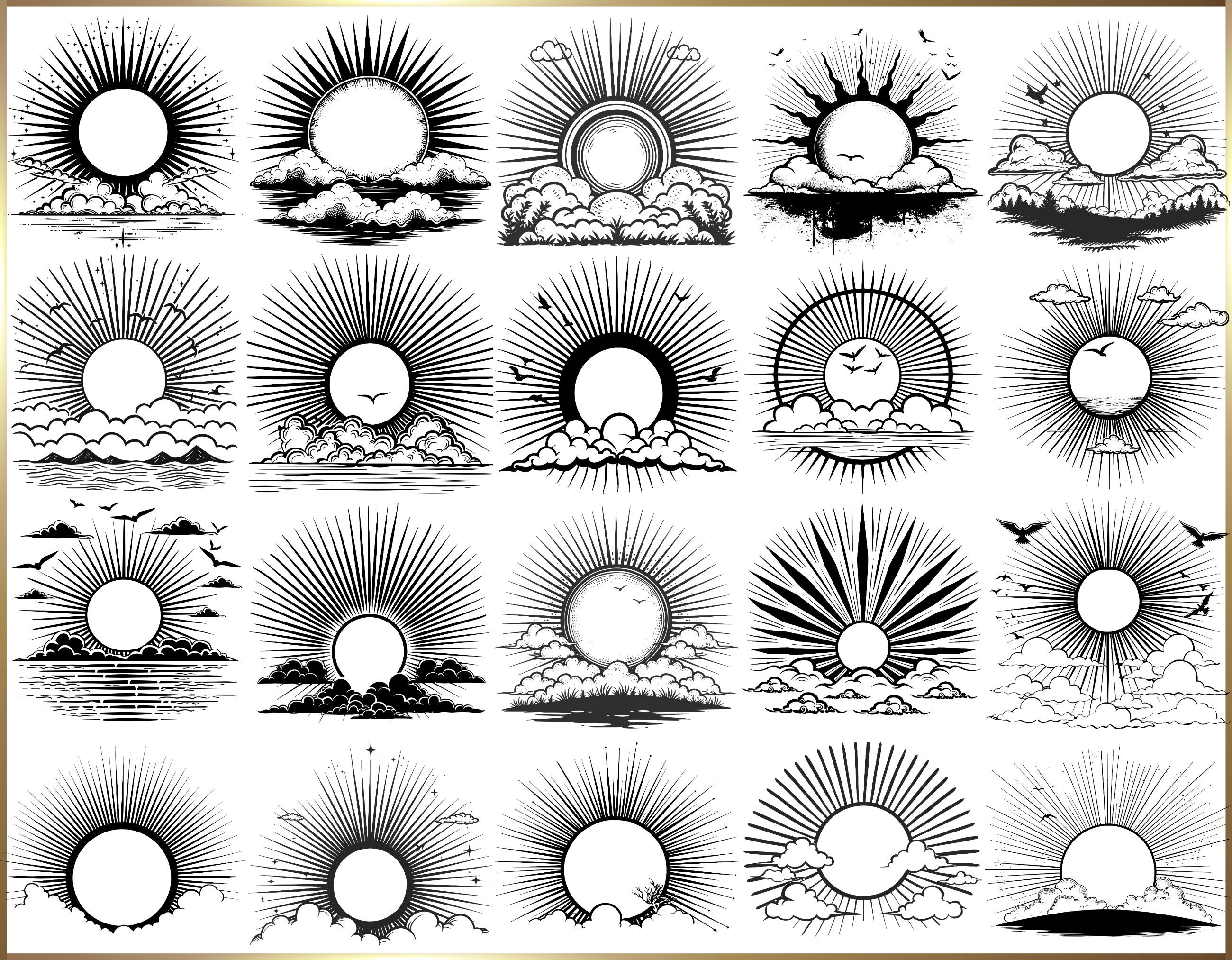 Sunshine SVG, Sun Svg, Sun Vector, Boho Sun Svg, Sunshine Cut File, Sun ...