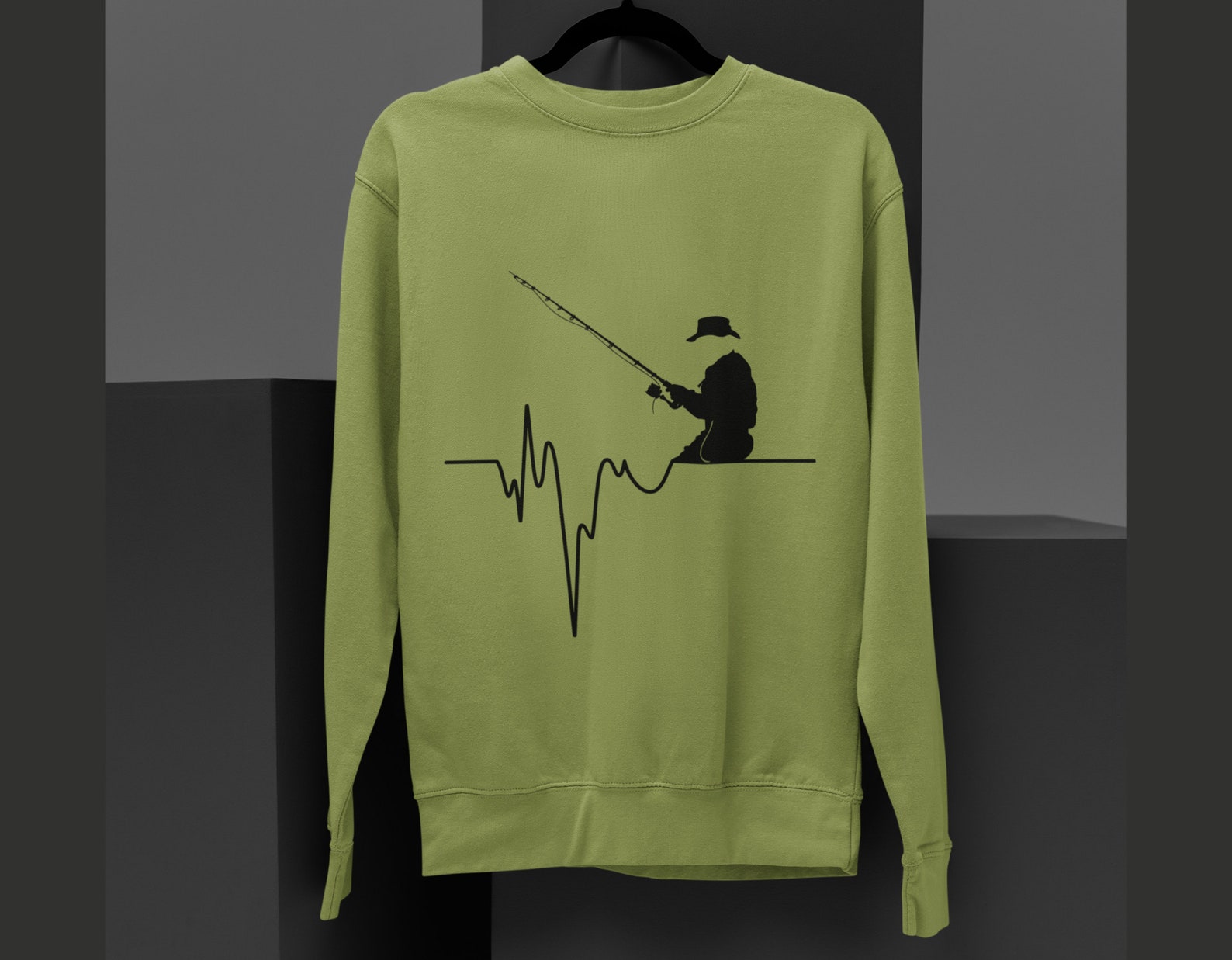 Fisherman Heart Beat SVG, Fishing Svg, Fishing Clipart, Fishing Clipart ...