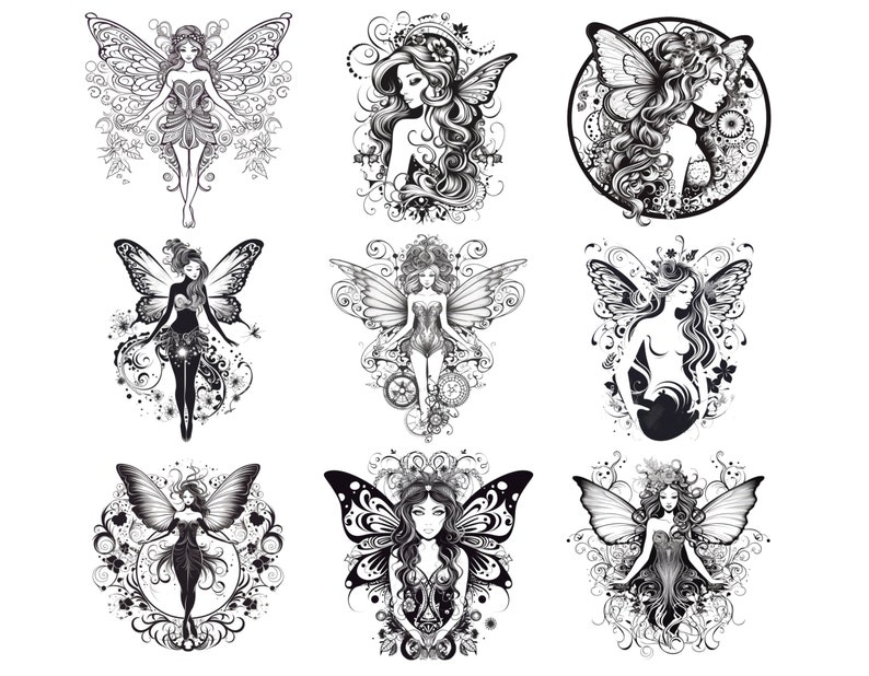 Celestial svg, Fee svg, Feen svg, Fee svg Bundle, Fee svg design, fairy ...