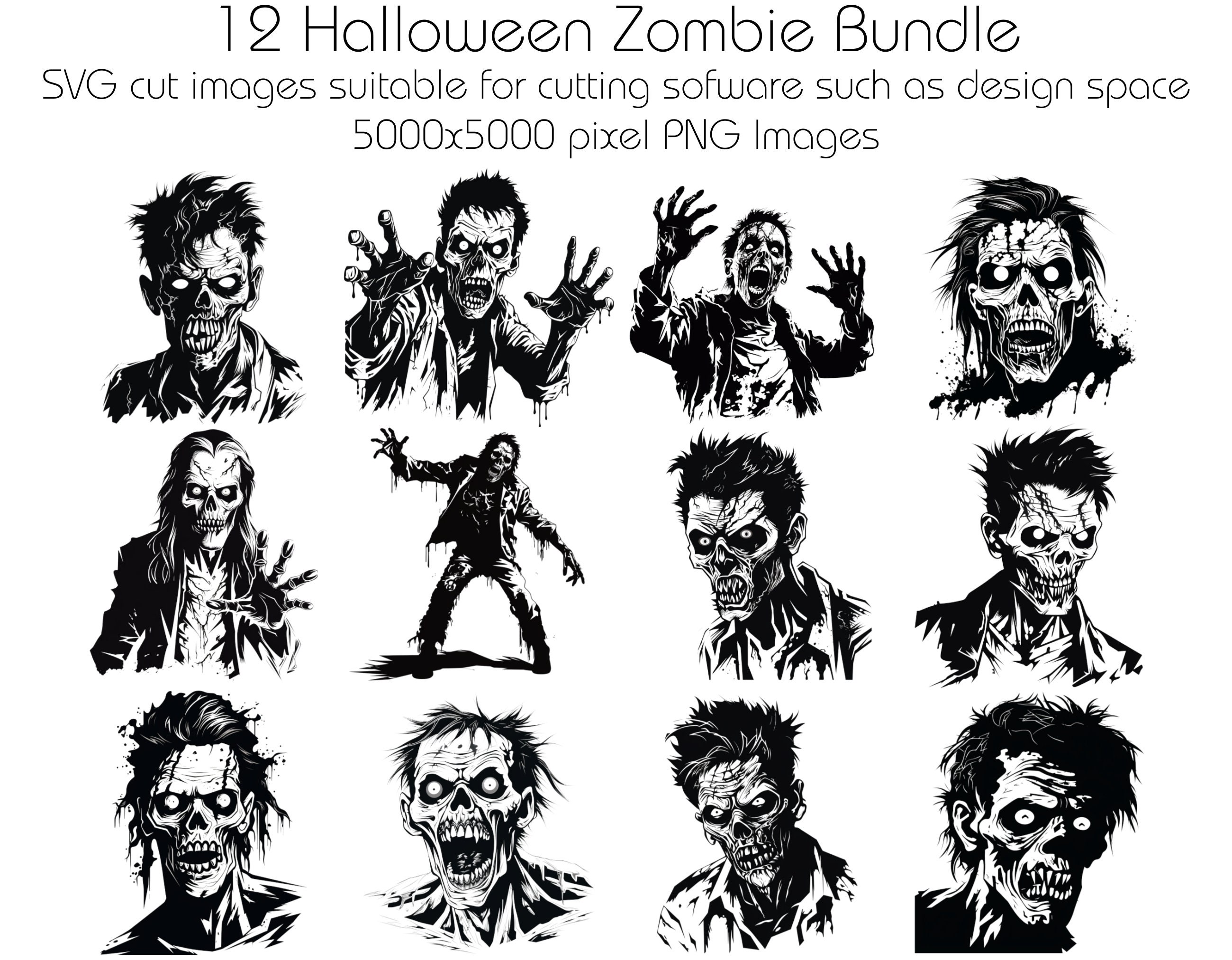 Zombie Svg, Halloween Zombie Svg, Halloween Svg Bundle, Halloween Svg ...