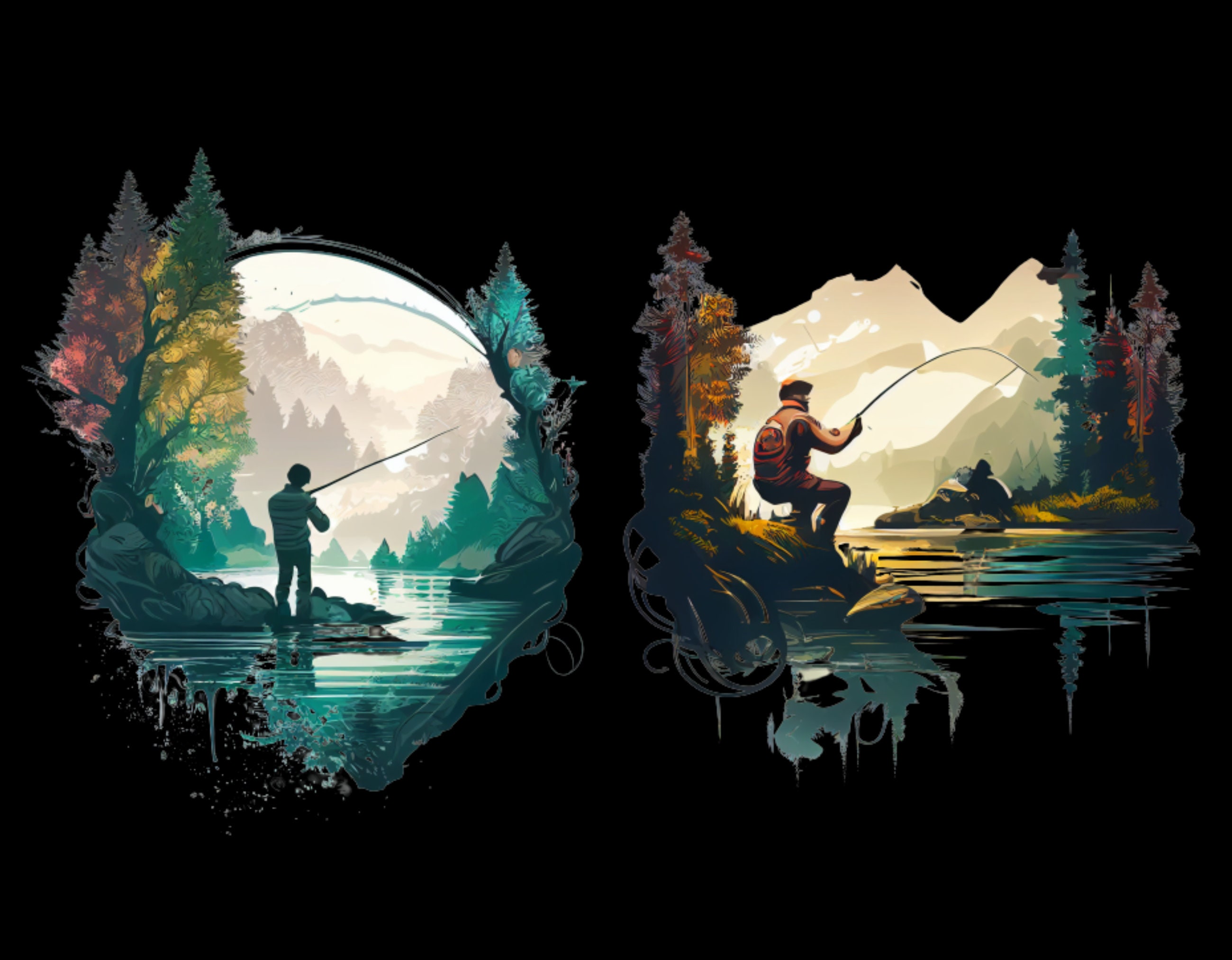 Fisherman Svg, Fishing Svg, Fishing Clipart, Fishing Clipart Png ...