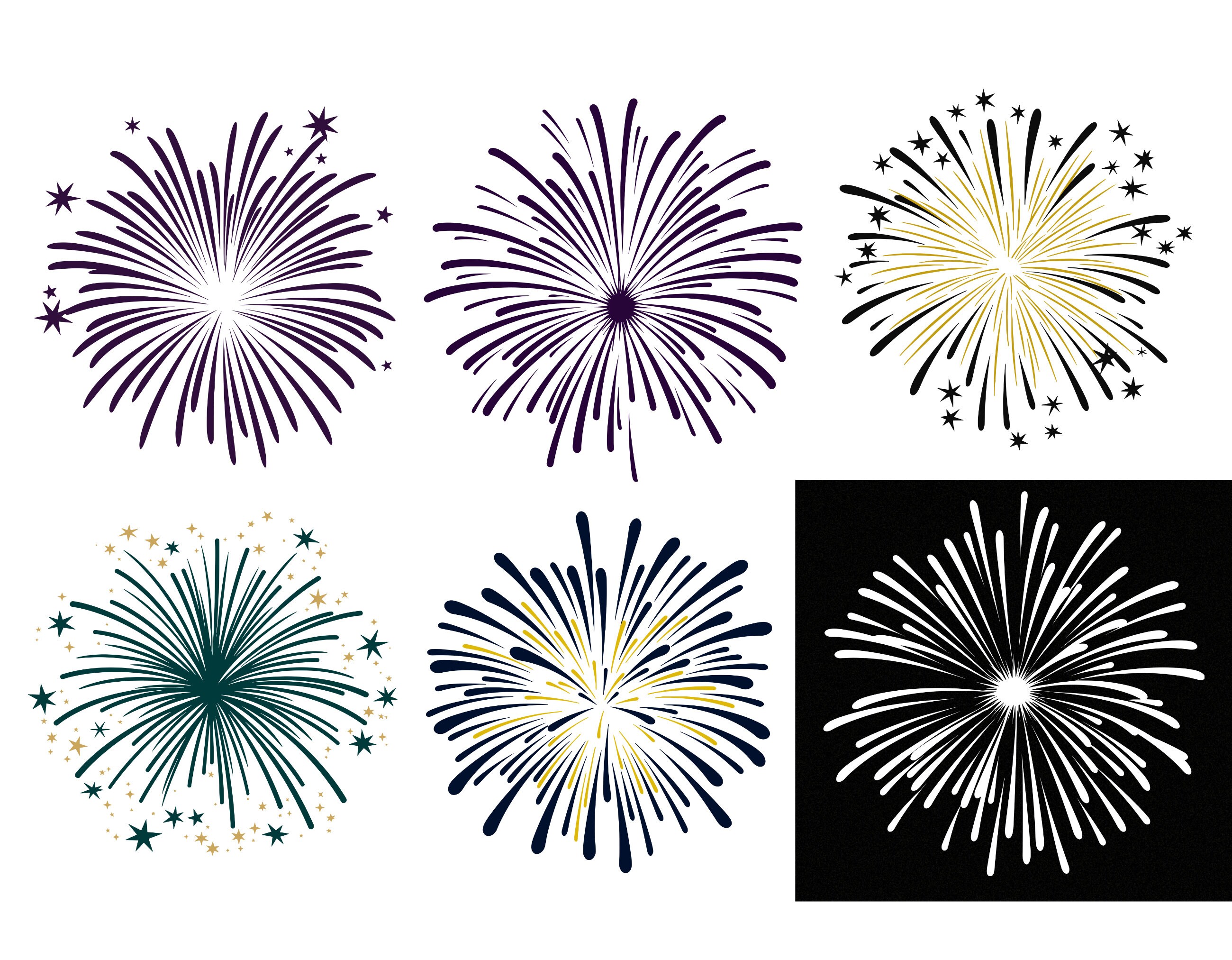 Firework SVG, Firework Svg Bundle, Firework PNG, SVG Files for Cricut ...