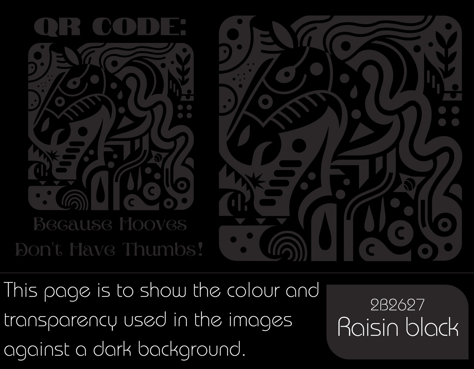 Horse SVG, Horse PNG, QR Code Because Hooves Don't Have Thumbs, Horse ...
