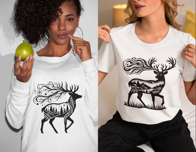 Deer SVG, Deer Svg File, Reindeer Svg, Deer Vector, Deer Png,deer Svg ...