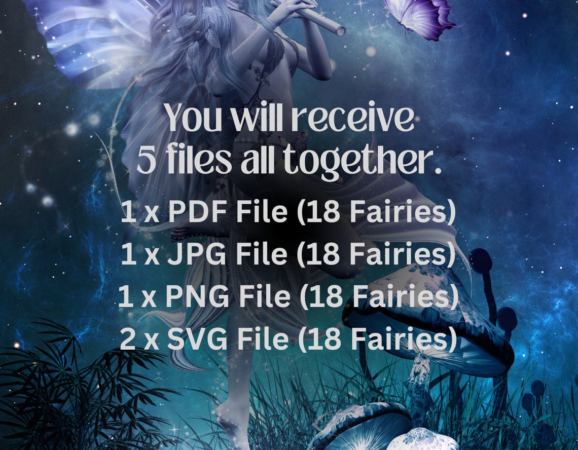 Celestial svg, Fee svg, Feen svg, Fee svg Bundle, Fee svg design, fairy ...