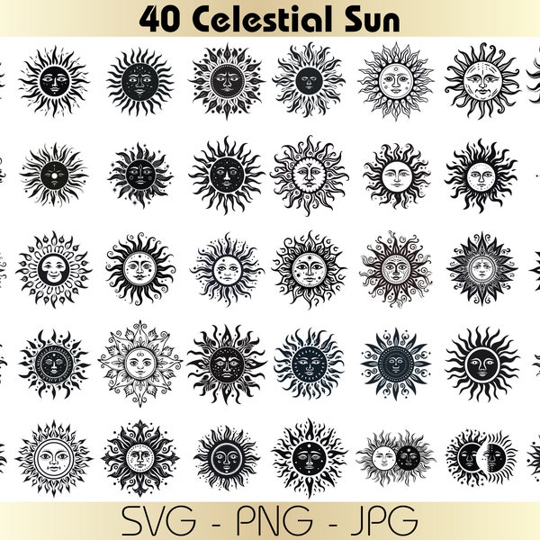 Sun Svg - Etsy
