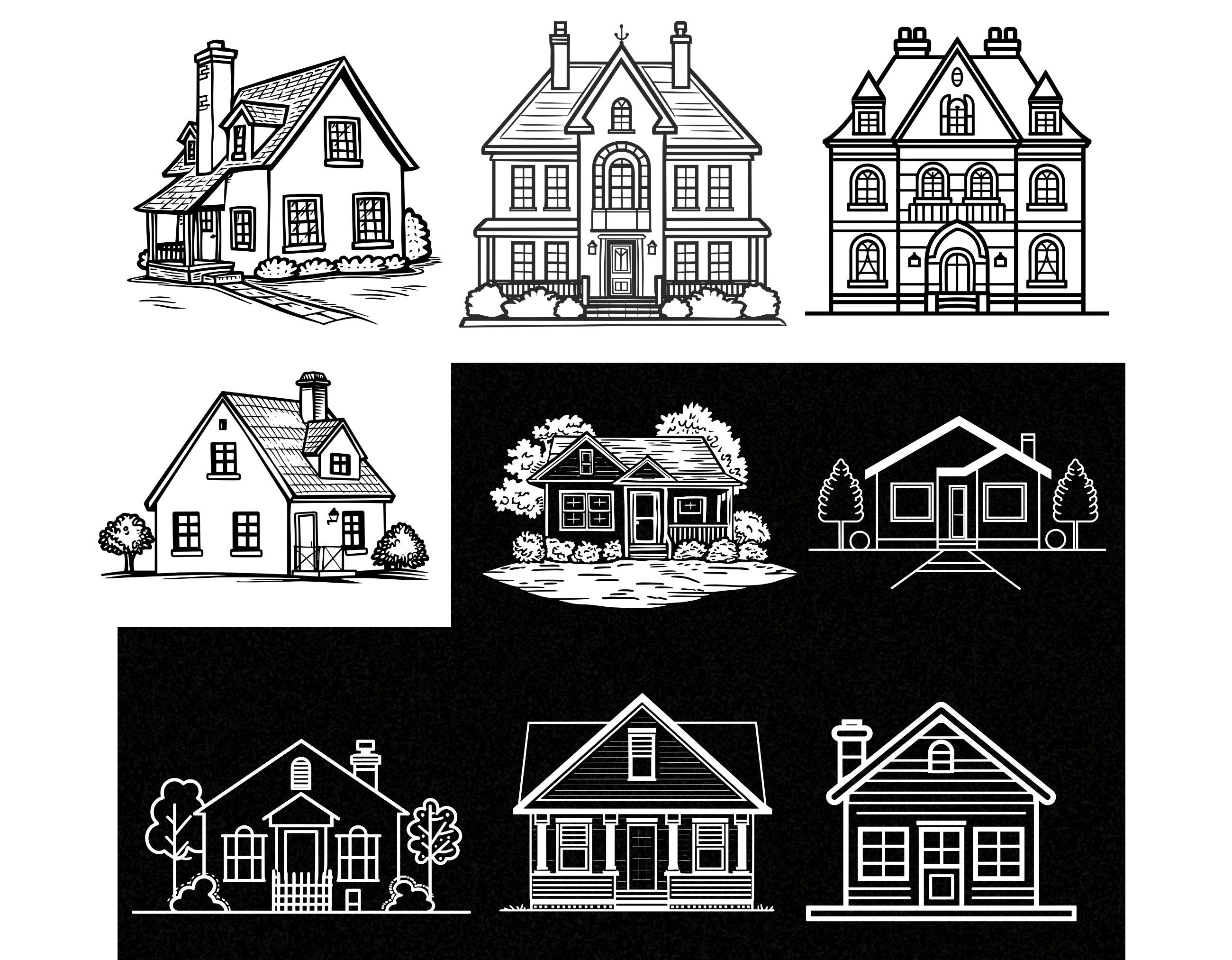 House SVG, House Svg Bundle, House Svg Cricut, House Svg Cutting File ...