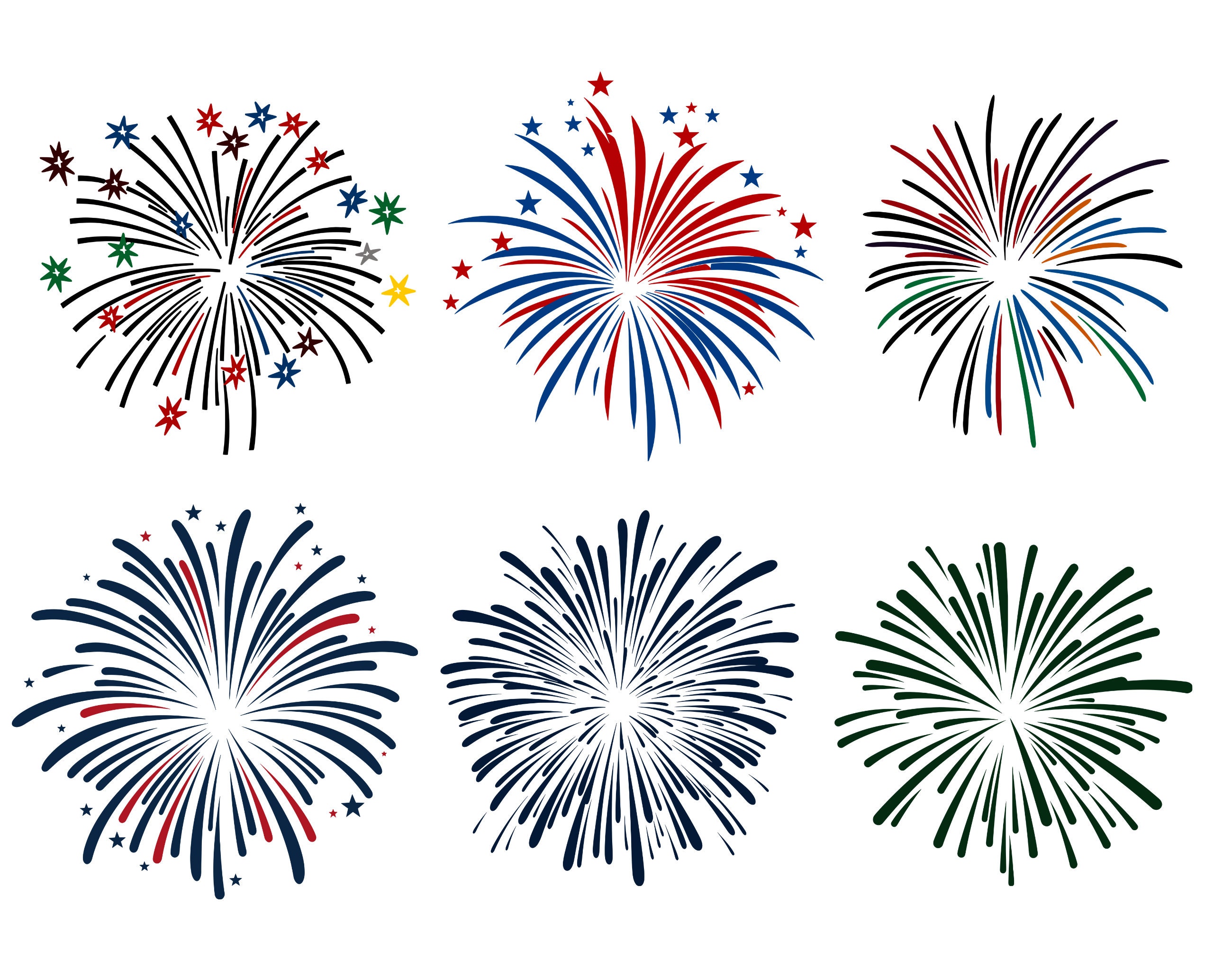 Firework SVG, Firework Svg Bundle, Firework PNG, SVG Files for Cricut ...