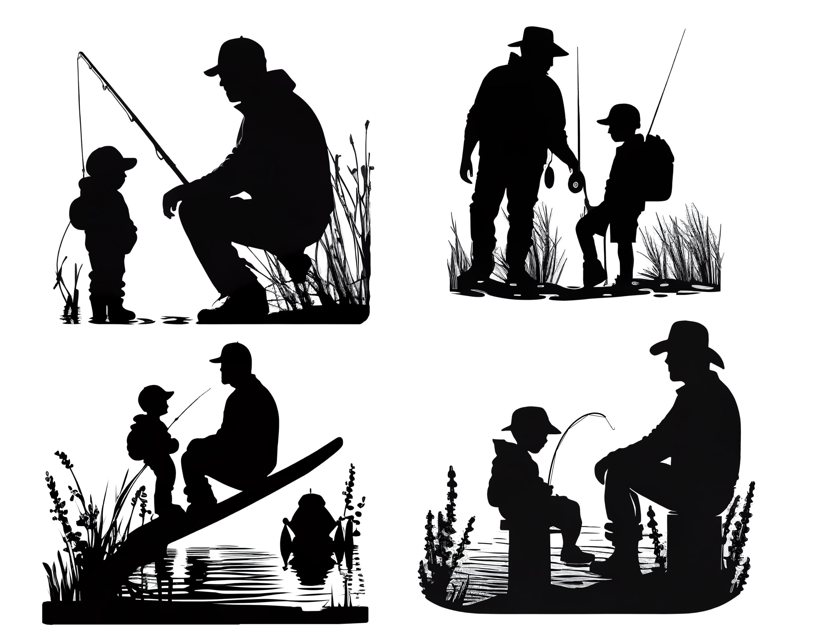 Fisherman Svg Fishing Svg Fishing Clipart Fishing Clipart - Etsy Canada