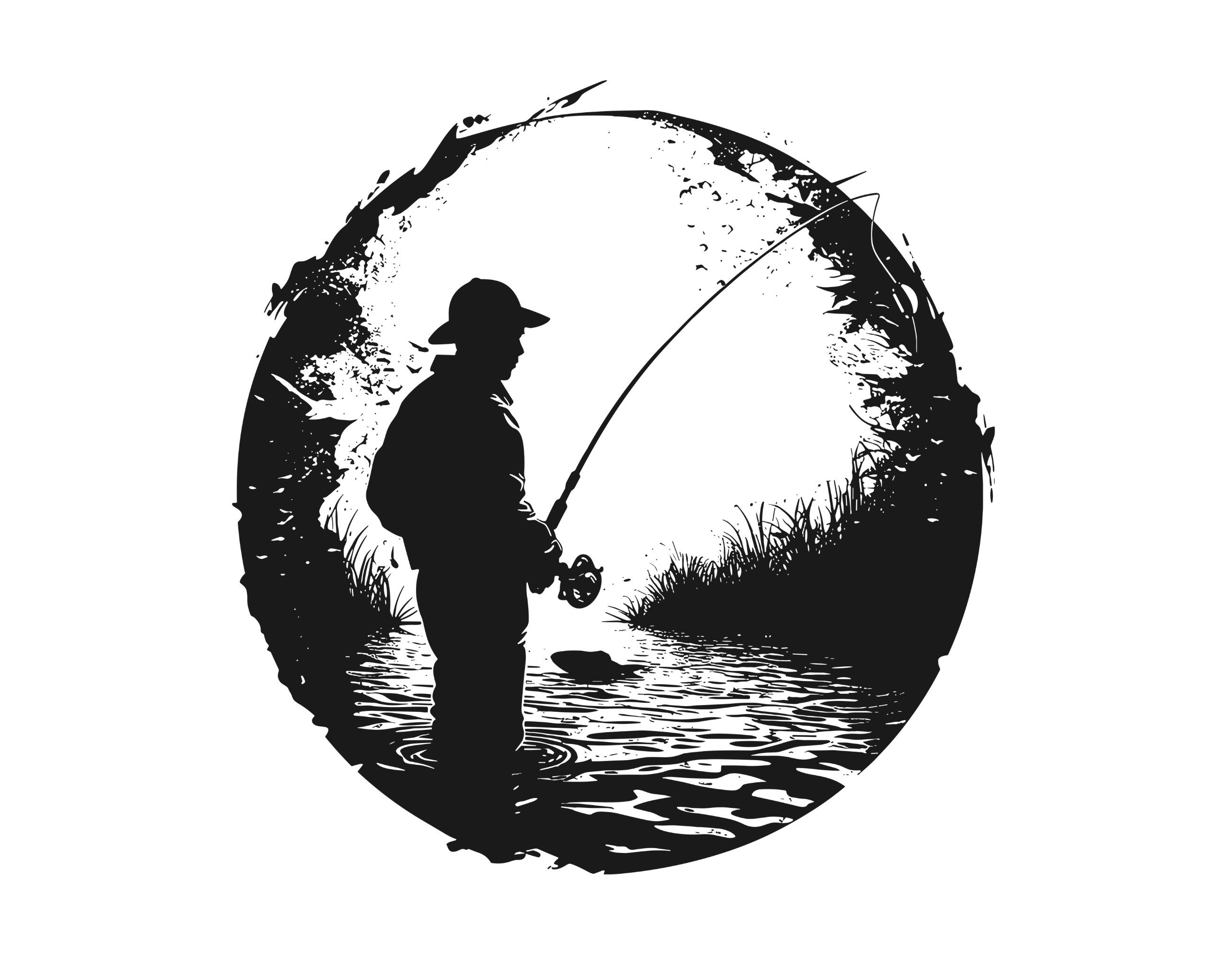 Fisherman Svg, Fishing Svg, Fishing Clipart, Fishing Clipart Png ...