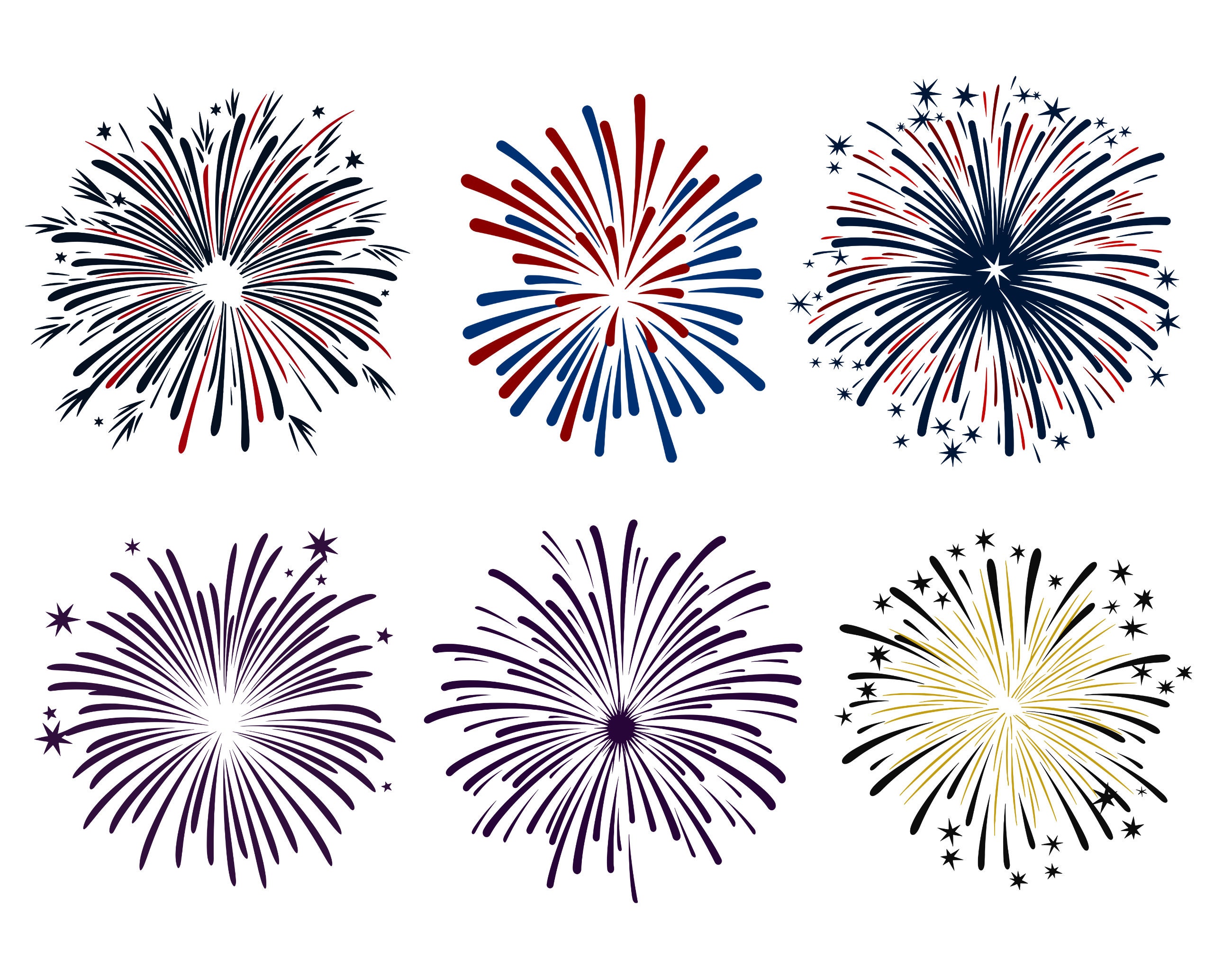 Firework SVG, Firework Svg Bundle, Firework PNG, SVG Files for Cricut ...
