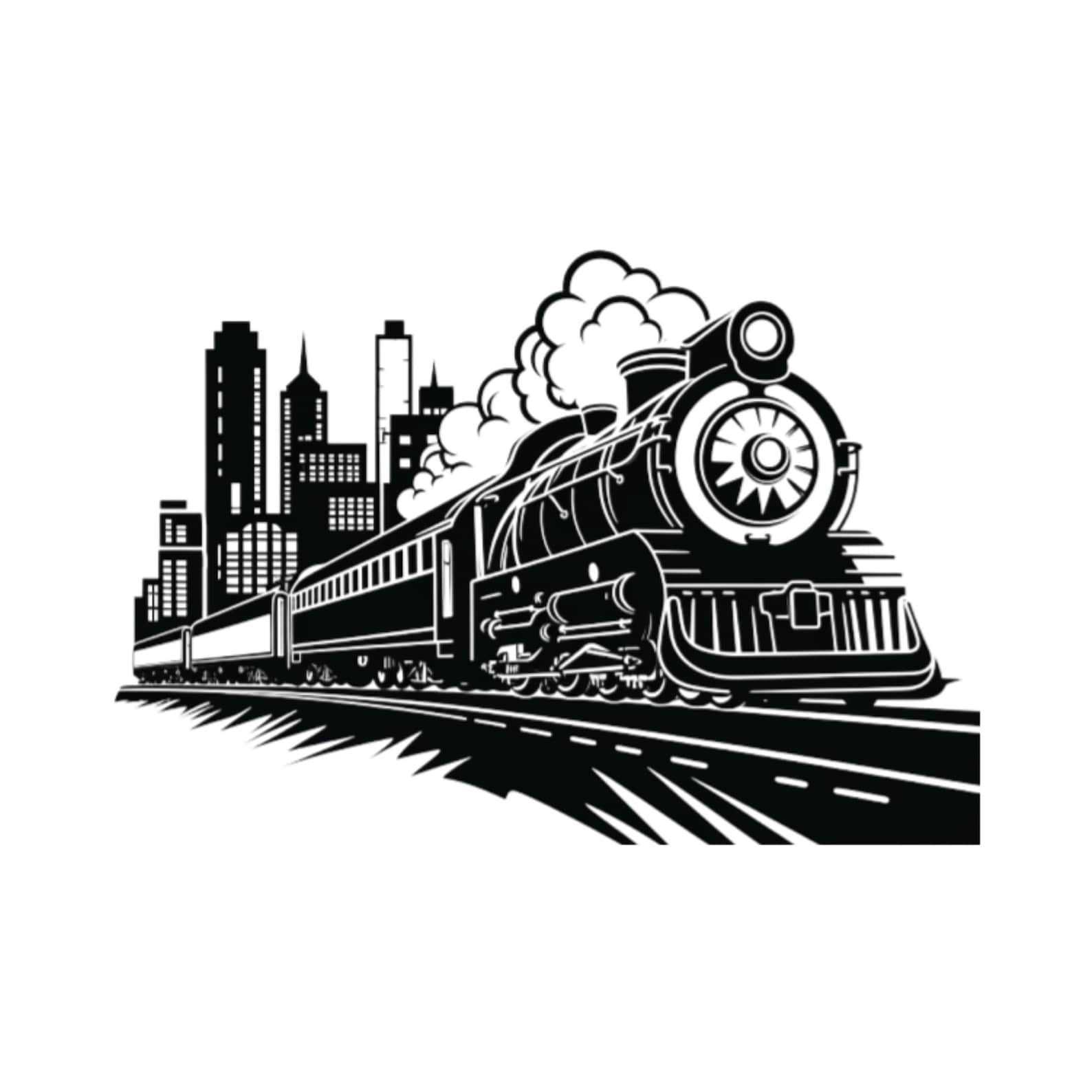 Train Svg, Train Svg Files, SVG Files for Cricut, Train Clipart, Steam ...