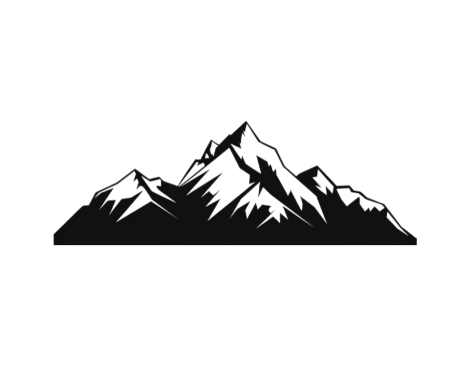 Mountains Svg, Mountain Range Svg, Mountain Svg Bundle, SVG Files for ...
