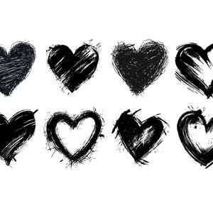 Hand Drawn Heart SVG, Heart SVG, Heart With Scenery, Heart Cut File ...