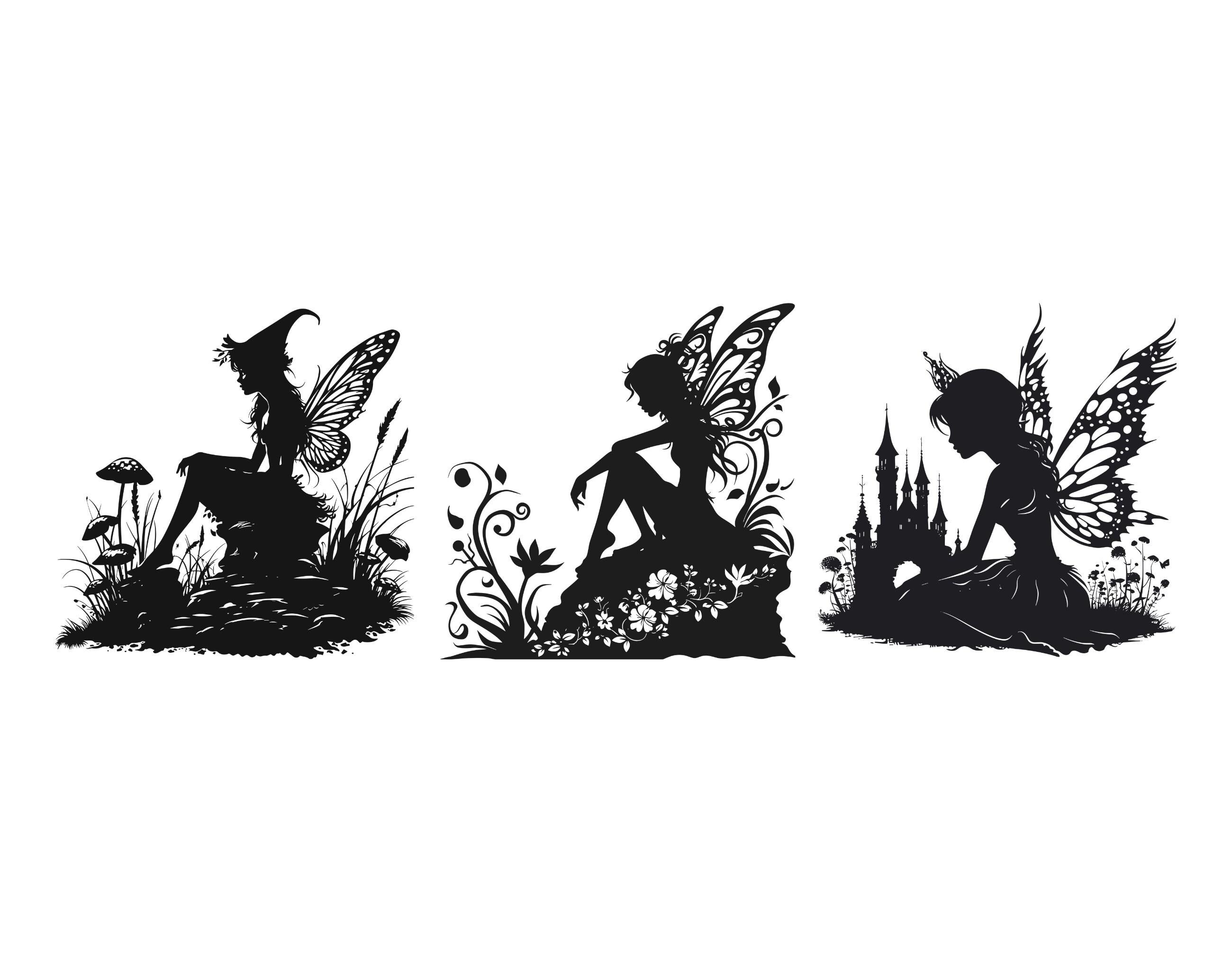 Fairy Svg,fairy Svg Bundle,svg Files for Cricut, Celestial Svg,fairies ...