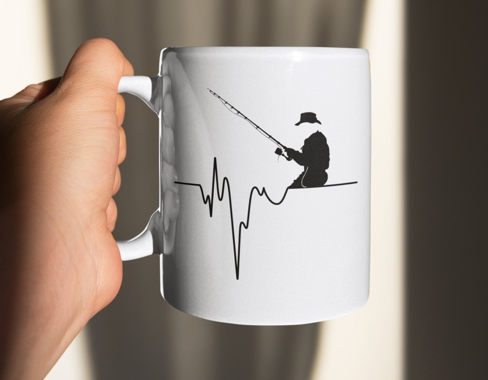 Fisherman Heart Beat SVG, Fishing Svg, Fishing Clipart, Fishing Clipart ...