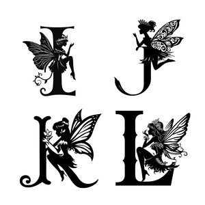 Fairy Letters, Letters SVG, Letters Svg Files, Letters Cut File ...