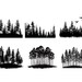 Forest SVG, Forest Scene Svg, Forest Silhouette, Landscape Svg ...