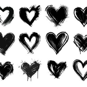 Hand Drawn Heart SVG, Heart SVG, Heart With Scenery, Heart Cut File ...