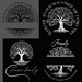 Family Tree With Quote SVG, Doormat Svg, Family Tree Svg, Family ...