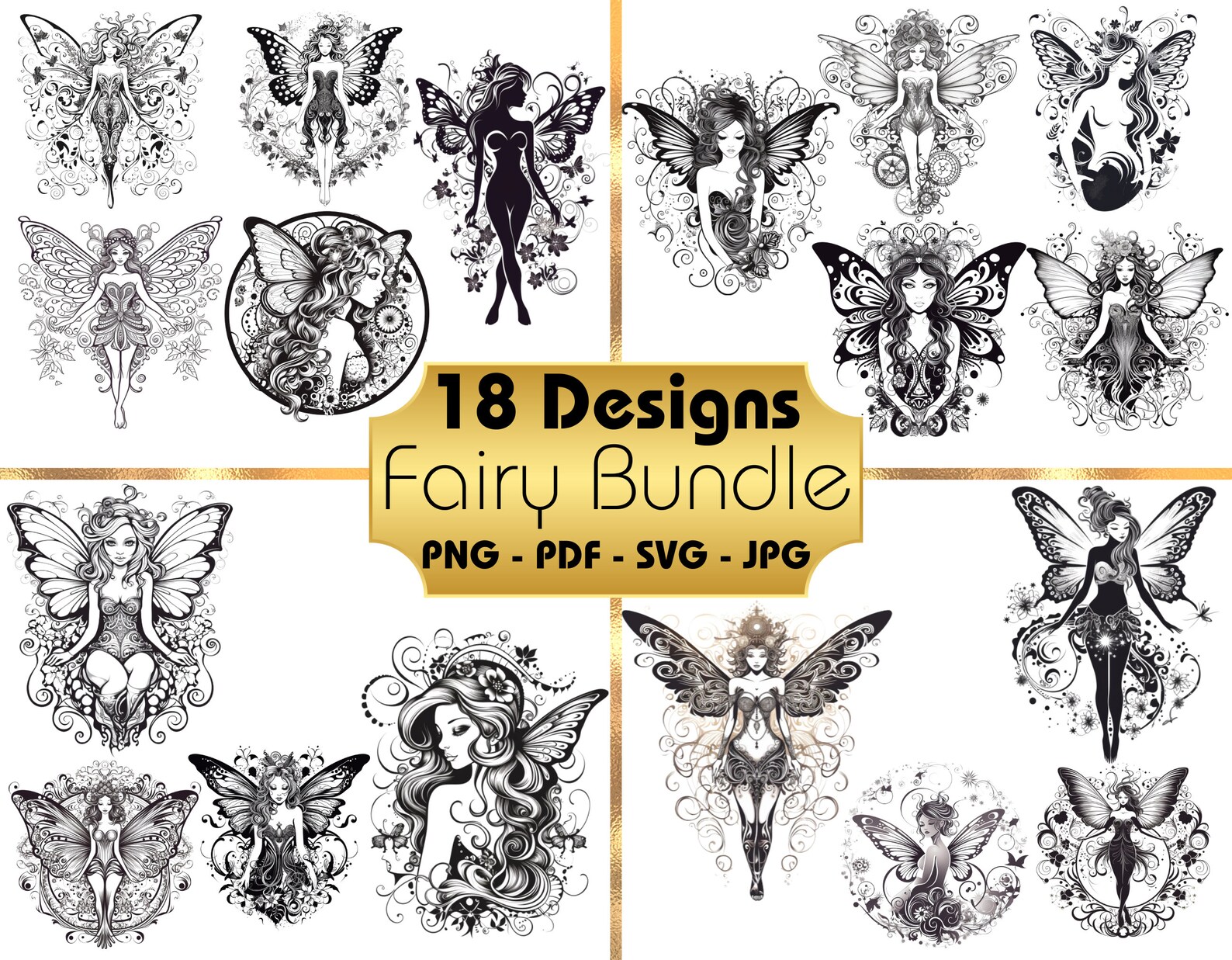 Celestial svg, Fee svg, Feen svg, Fee svg Bundle, Fee svg design, fairy ...