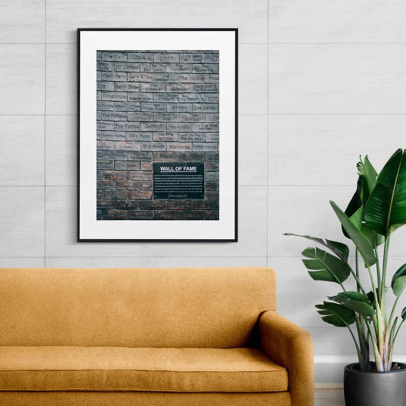 Printable Wall Art Print Wall of Fame Matthew Street Photography Print ...