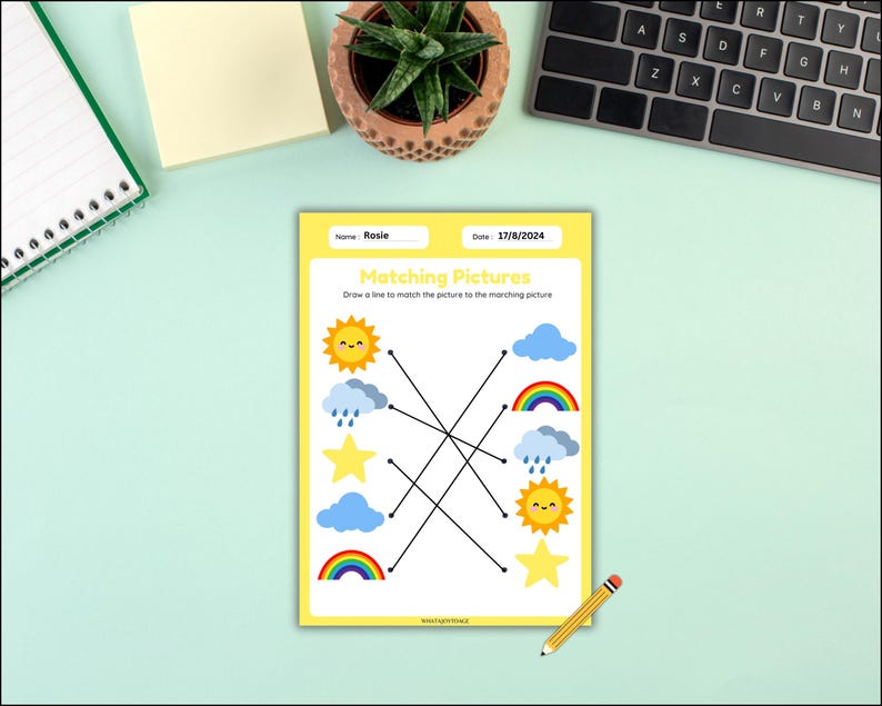 15 Matching Worksheet, Brain Stimulation, Dementia, Alzheimers ...