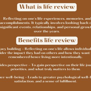 Life Review Photo Legacy Book for Her, Printable Memory Journal, Legacy ...